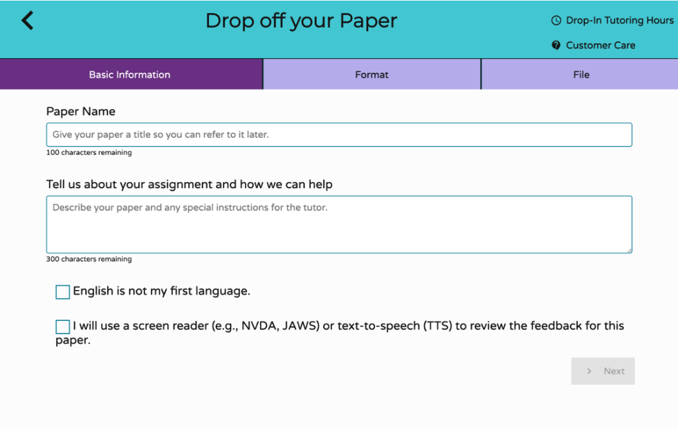 Online Tutoring | NTU